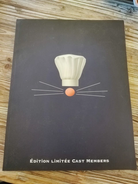 DISNEY PROP BOOK Cast Member Opening Attraction Ratatouille Disneyland ...