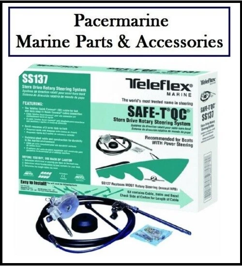 TELEFLEX 19FT BOAT Steering Kit System Outboard Max 225HP EUR 262,01 ...