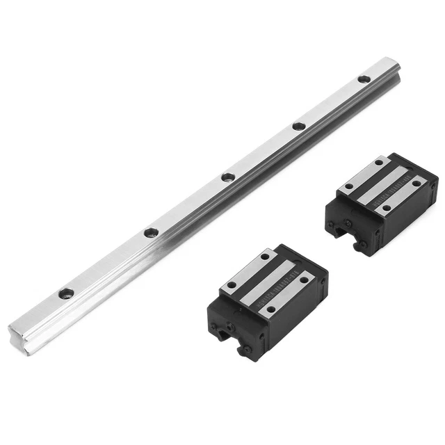 300MM GUIDE RAIL HGR20-300mm Linear Rail Guide + 2Pcs Carriage Bearing Block £32.62 - PicClick UK