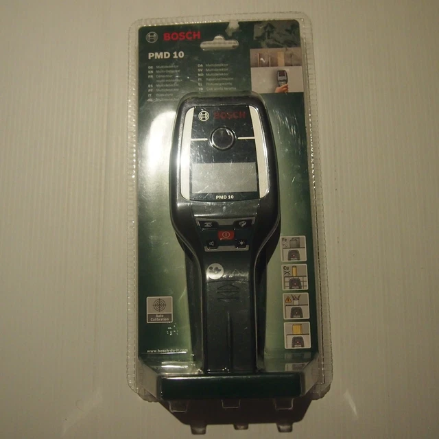 BOSCH PMD-10 MULTI-DETECTOR NOS wood, electrical, ferrous & copper stud ...