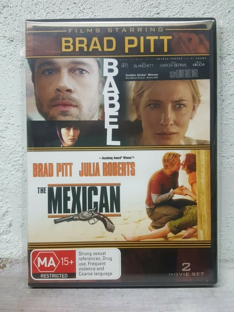 BRAD PITT MOVIE - Babel + The Mexican (DVD, 2009, 2-Disc Set) REGION 4 ...
