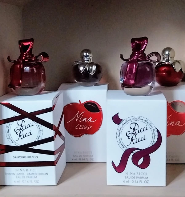 MINIATURES DE PARFUM Ricci Ricci Dancing Ribbon, Nina, Ricci Ricci,Nina ...