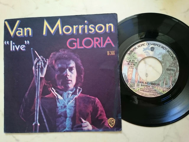 VAN MORRISON GLORIA "Live"/Wild Children *FRENCH DIFF. COVER*1974* EUR ...
