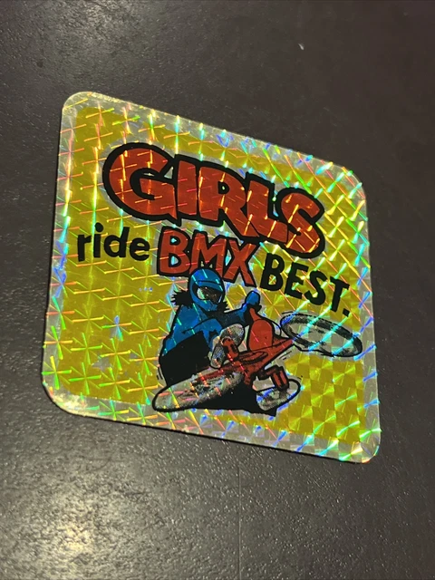 VINTAGE BMX GIRLS BEST NOS DECAL OLD SHOP STOCK SCHOOL SKOOL STICKER ...