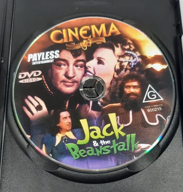JACK AND THE Beanstalk Movie PAL PG DVD Region 4 VGC Lou Costello $4.99 ...