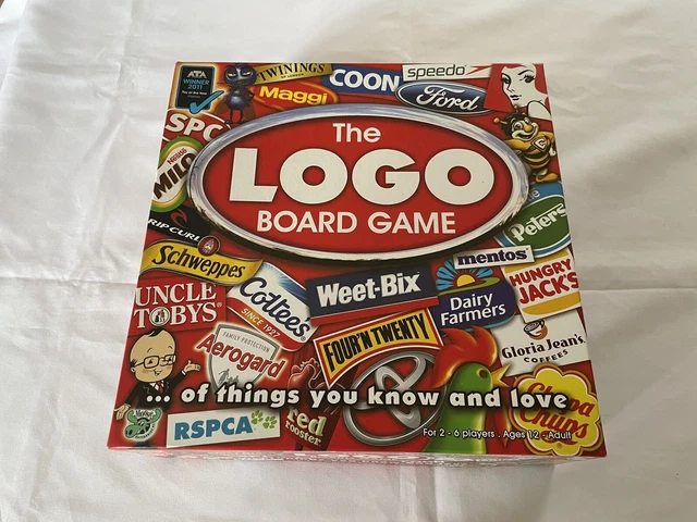 THE LOGO BOARD Game - Australian Edition - 2009 - 100% Complete + FREE ...