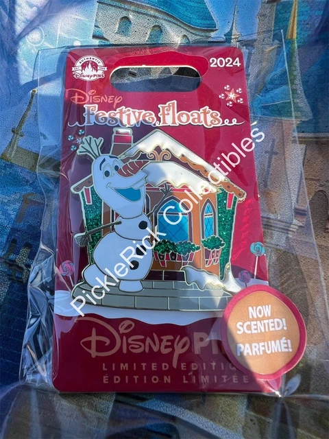 DISNEY PARKS PIN 2024 Holiday Parade Olaf Frozen Limited Edition 4500 £ ...
