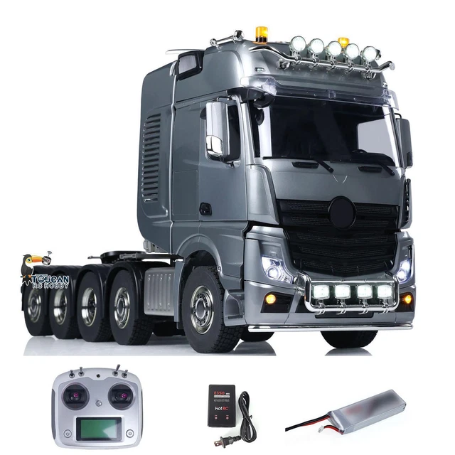 10X10 1/14 REMOTE Control Tractor Truck 3363 Metal Chassis Lorry RTR ...