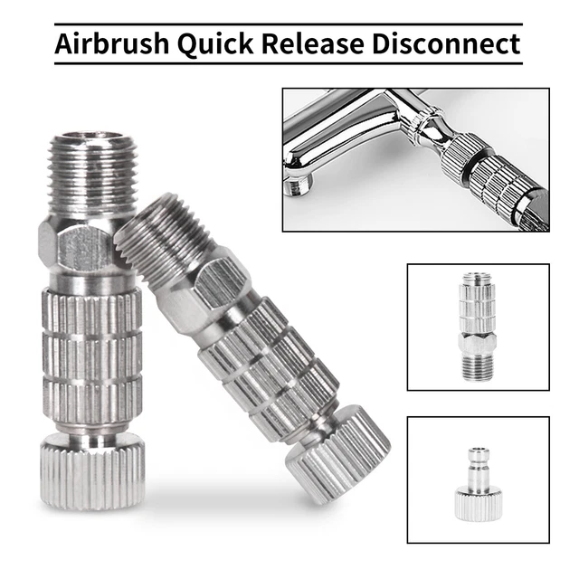 AIRBRUSH QUICK RELEASE Coupling Disconnect Adapter Plug Adpter Fitting ...