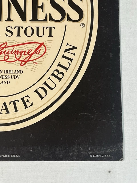GUINNESS EXTRA STOUT St James Gate Dublin 8x10 Promo Photo Licensed ...