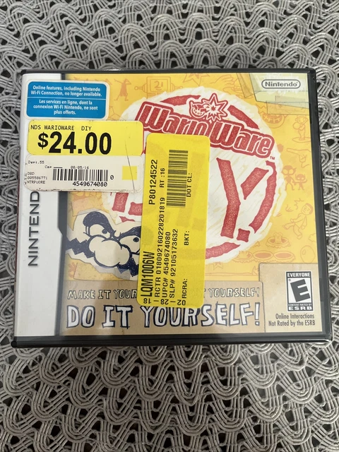WARIOWARE: D.I.Y. (NINTENDO DS, 2010) SEALED + AUTHENTIC wario ware DIY ...