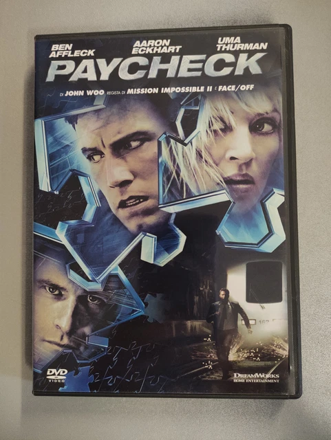 PAYCHECK BEN AFFLECK Uma Thurman Aaron Eckhart Dvd 2004 ☆ EUR 2,66 ...