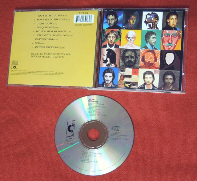 THE WHO FACE Dances 1993 GERMANY CD rare oop 1press TOP SOUND! 1981 UK ...