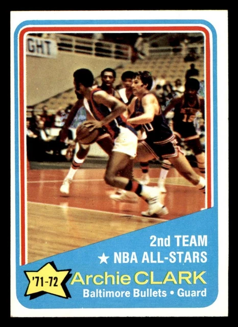 1972 TOPPS BASKETBALL #170 Archie Clark (All-Star) EX/MT *d4 EUR 7,78 ...