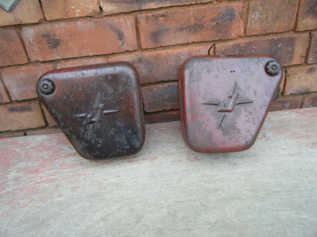 JAMES TOOL BOXES Motorcycle Captain? Colonel? Toolbox Battery Villiers ...