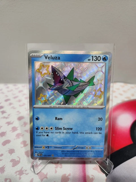 POKÉMON TCG - Veluza 125/091 - Shiny Rare - SV:Paldea Fates - NM/M EUR ...
