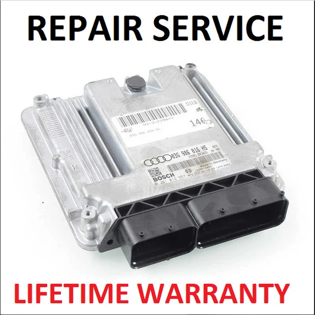 VOLKSWAGEN AUDI ECM PCM ECM ECU Engine Computer Repair & Return VW ECM ...