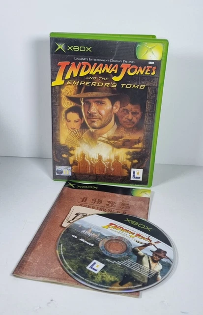 ORIGINAL XBOX INDIANA Jones And The Emperor's Tomb - UK PAL £19.99 ...