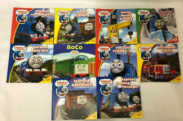 10 THOMAS THE Tank Engine Books Fire Engine Flynn Gordon Runs Dry Noisy ...