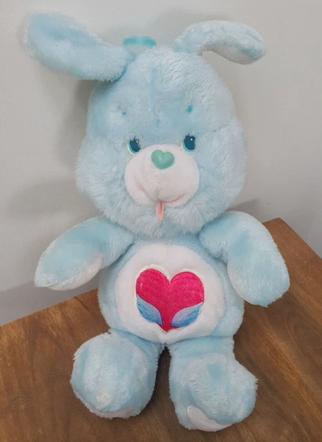 Care Bears Cousins Swift Heart Bunny Rabbit Plush Blue Vintage 1984 £4999 Picclick Uk