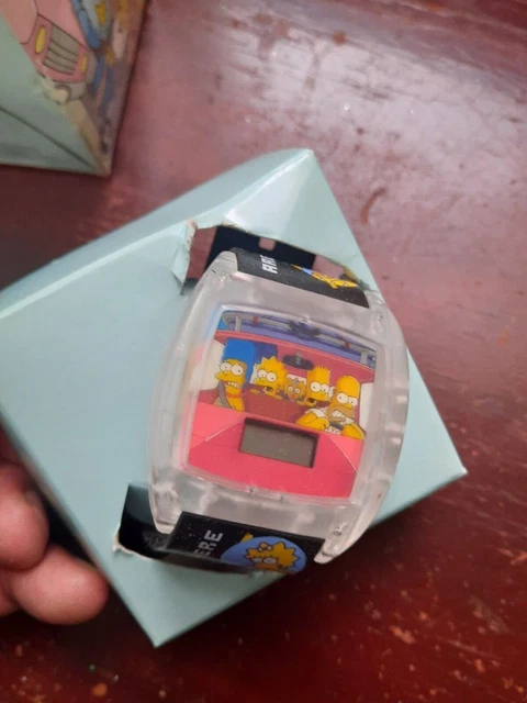 VINTAGE SIMPSONS TALKING Digital Watch Family Drive BurgerKing 2000s ...