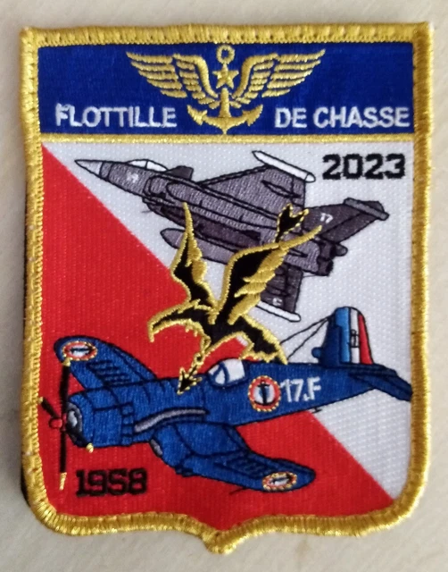 PATCH AÉRONAVALE . Flottille 17F RAFALE EUR 45,00 - PicClick FR