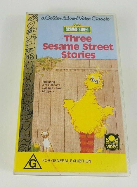 SESAME STREET THREE Sesame Street Stories VHS Tape EUR 11,14 - PicClick IT