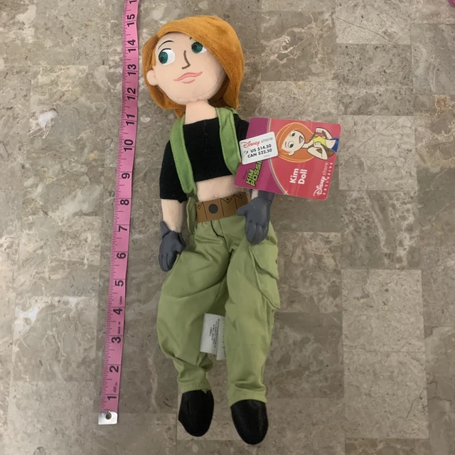 DISNEY STORE EXCLUSIVE Kim Possible Plush Doll Poseable Bendable NWT ...