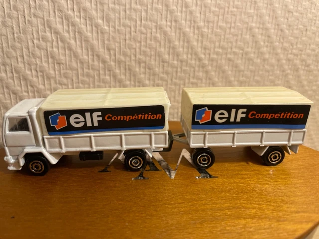 MAJORETTE CAMION FORD Elf Avec Remorque N:241-245 1:100 EUR 8,95 ...