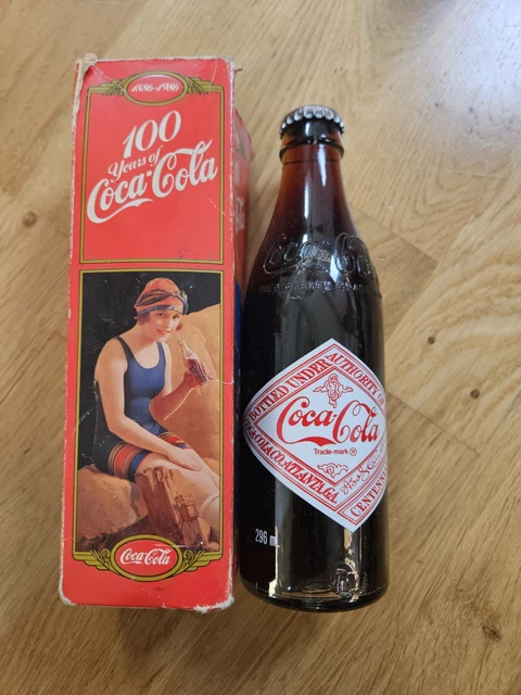 100 YEARS OF Coca Cola Commemorative Bottle - No Reserve! £1.75 ...