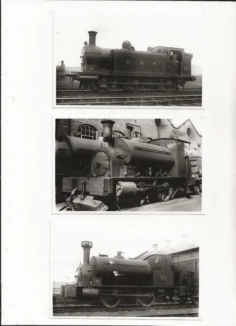 6 PHOTOGRAPHS OF Caledonian Railway Tank Engines with Caledonian ...