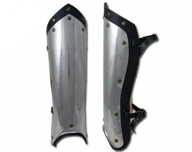 MEDIEVAL LEG ARMOR Guard Steel Knight Costume Set Leg Greaves $178.57 ...