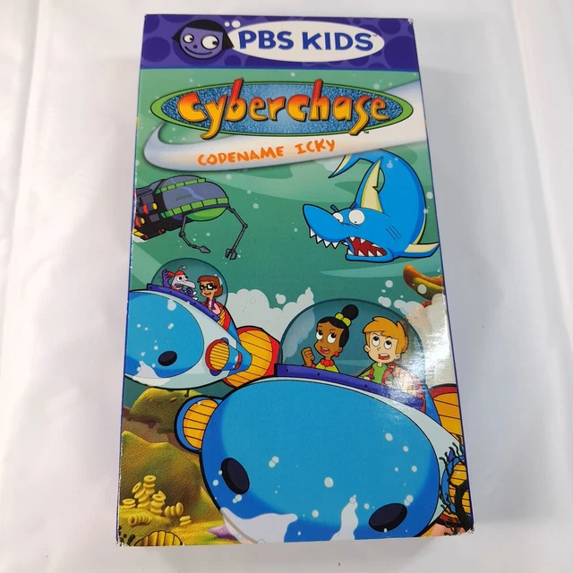 PBS KIDS CYBERCHASE VHS Codename Icky & Harriet Hippo & the Mean Green ...