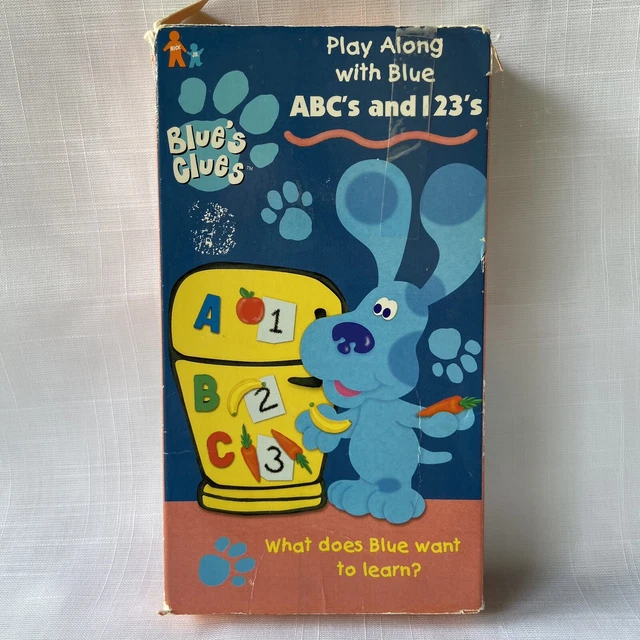 BLUES CLUES - ABCs and 123s (VHS, 1999) EUR 4,16 - PicClick IT