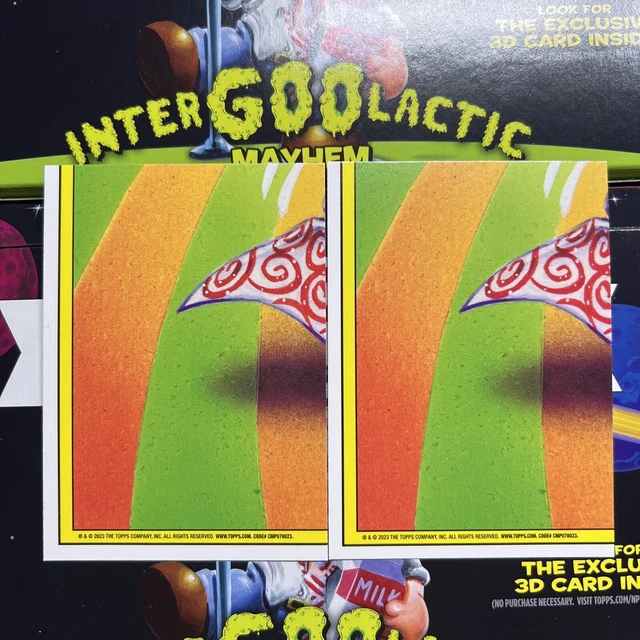 2023 GPK INTERGOOLACTIC Mayhem BOOGER GREEN 57a/57b $4.24 - PicClick AU