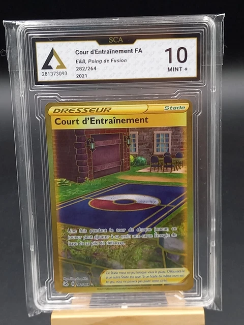 POKEMON CARD GOLD Training Short 282/264 EB08 Fusion Fist SCA 10 PC £40 ...