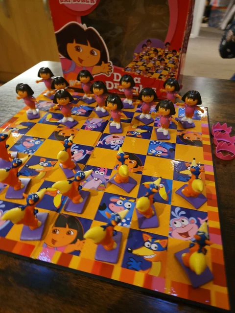 NICK JR DORA THE EXPLORER & SWIPER CHECKERS Draughts £6.00 - PicClick UK