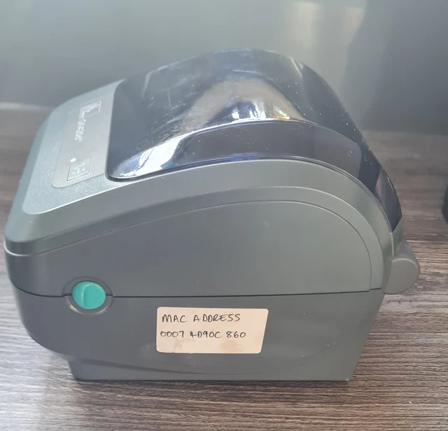 ZEBRA GK420D THERMAL Label Printer USB / RJ45 with PSU & Power Cable ...