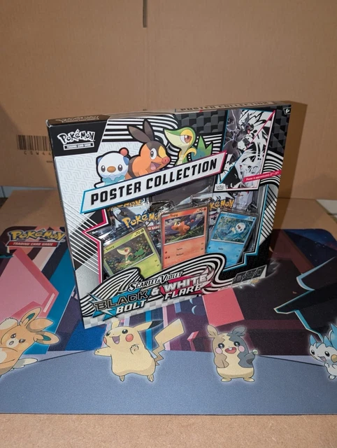 POKEMON TCG - Black Bolt and White Flare Poster Collection Box - Sealed ...
