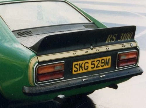 FORD CAPRI RS3100 rear spoiler ducktail with internal mounting G156 ...