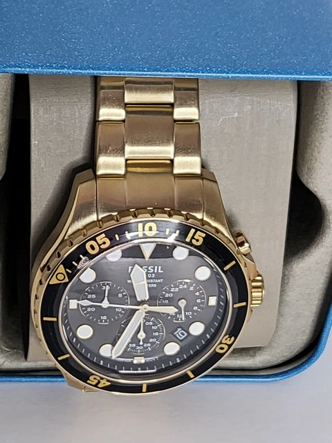 OROLOGIO DA UOMO Fossil FB-03 Cronografo Acciaio Inox Quarzo FS5727 ...