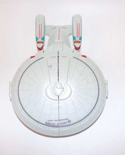 VINTAGE 1995 PLAYMATES USS Enterprise NCC-1701-D Star Trek With 3 ...