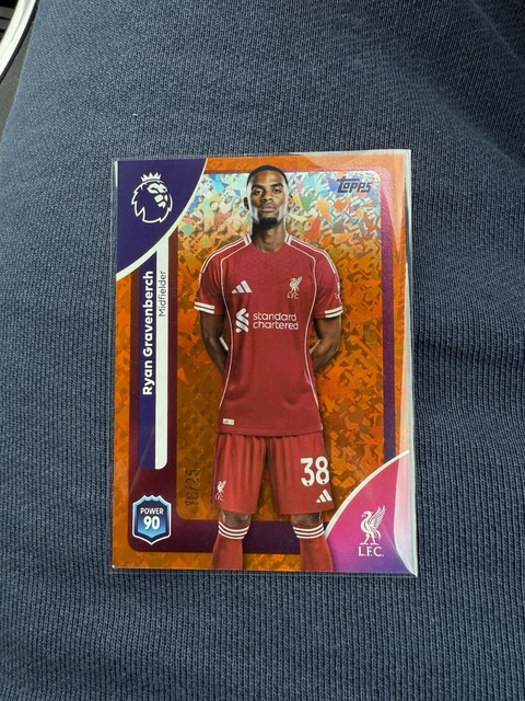 TOPPS RYAN GRAVENBERCH 2025/26 Premier League Card /25 £1.13 - PicClick UK