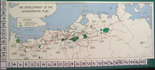 WW2 CARTE ~ Development De The Administratif Plan France Holland ...
