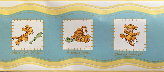 DISNEY BABY TIGGER Winnie the Pooh Wallpaper Border Self Adhesive 5m ...