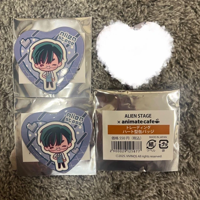 ALIEN STAGE × animatecafe pin badge set of 2 $61.87 - PicClick CA