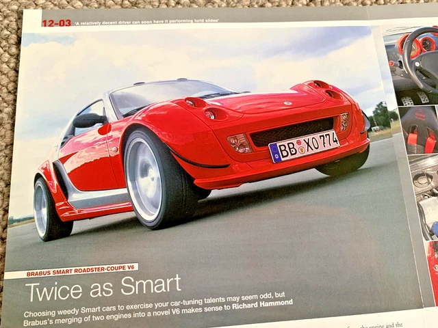 BRABUS SMART ROADSTER V6 - Collectible Original Classic Car Road Test ...