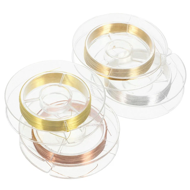 4 ROLLS FINE Copper Wire Line for Nail Art Decoration Rose Gold £5.45 ...