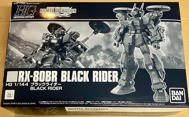BANDAI HG 1/144 RX-80BR Black Rider Gundam Gunpla Model Kit Premium ...
