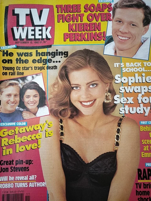 1992 TV WEEK Magazine Sophie Lee~Kieren Perkins~Candice Bergen~Marcus ...
